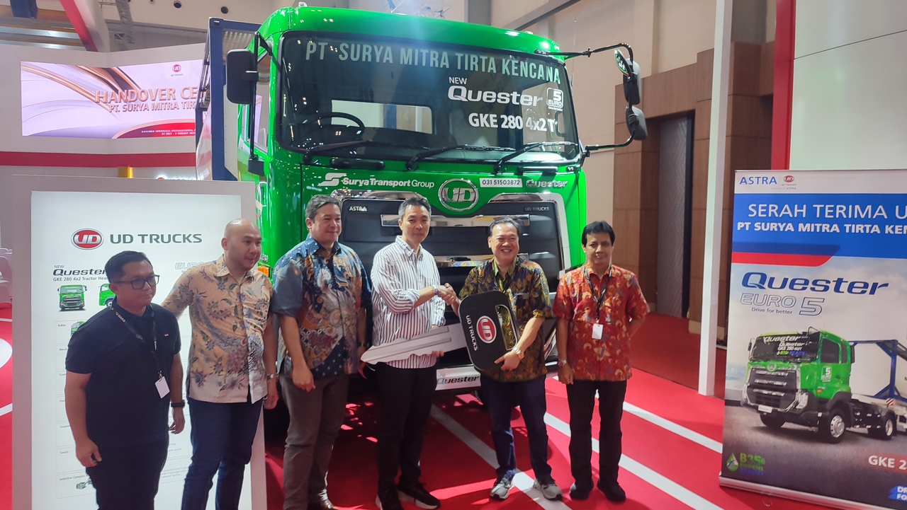 UD Trucks Gandeng PT Surya Mitra Tirta Kencana untuk Perkuat Transportasi Logistik Ramah Lingkungan