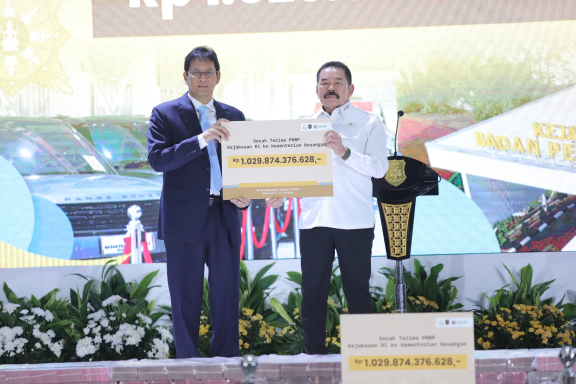 Kejaksaan Setor Rp1,02 Triliun ke Kemenkeu, Hasil Lelang Aset dan ...