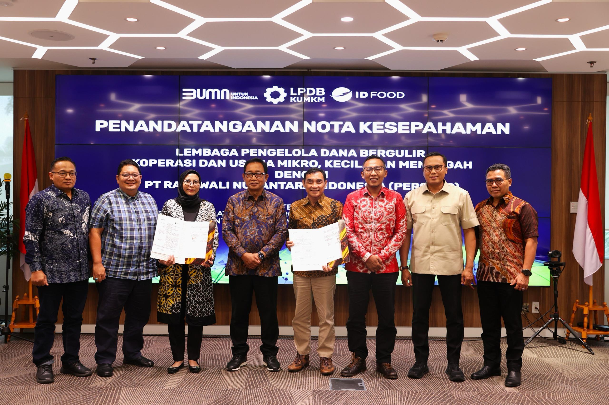 Sinergi LPDB-KUMKM dan ID FOOD, Perkuat Ketahanan Pangan Nasional