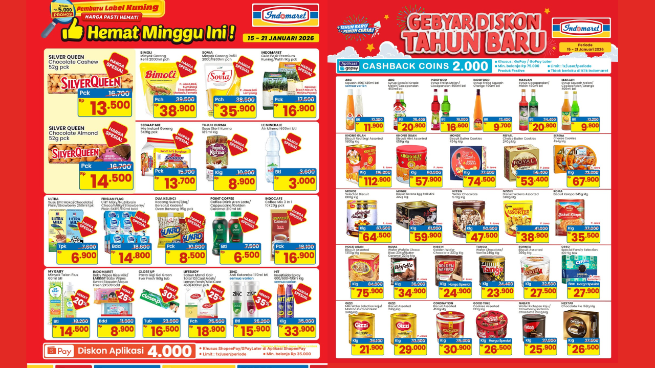 Katalog Promo JSM Indomaret Periode 16-18 Januari 2026, Spesial Long ...