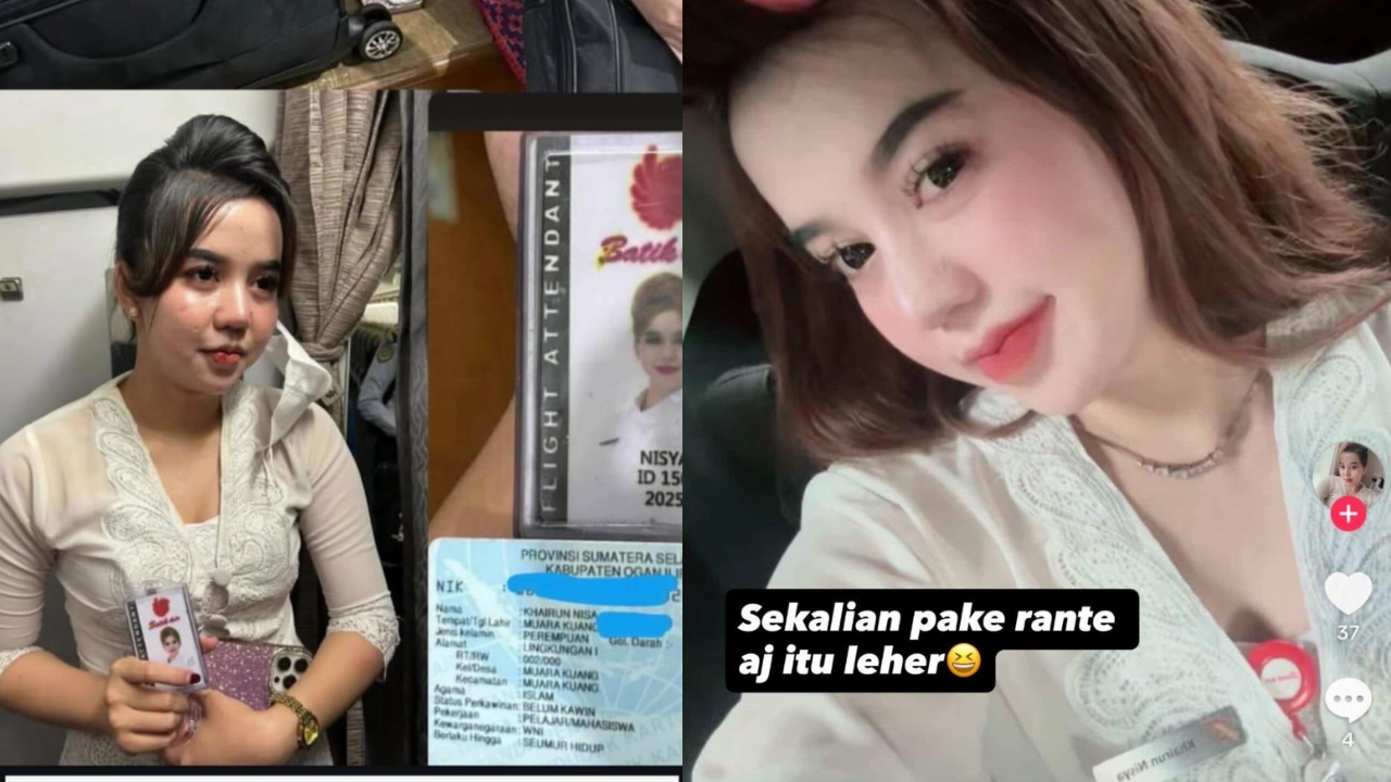 Profil Khairun Nisya Pramugari Gadungan Batik Air, Tega Bohongi Keluarga Kerja di Maskapai