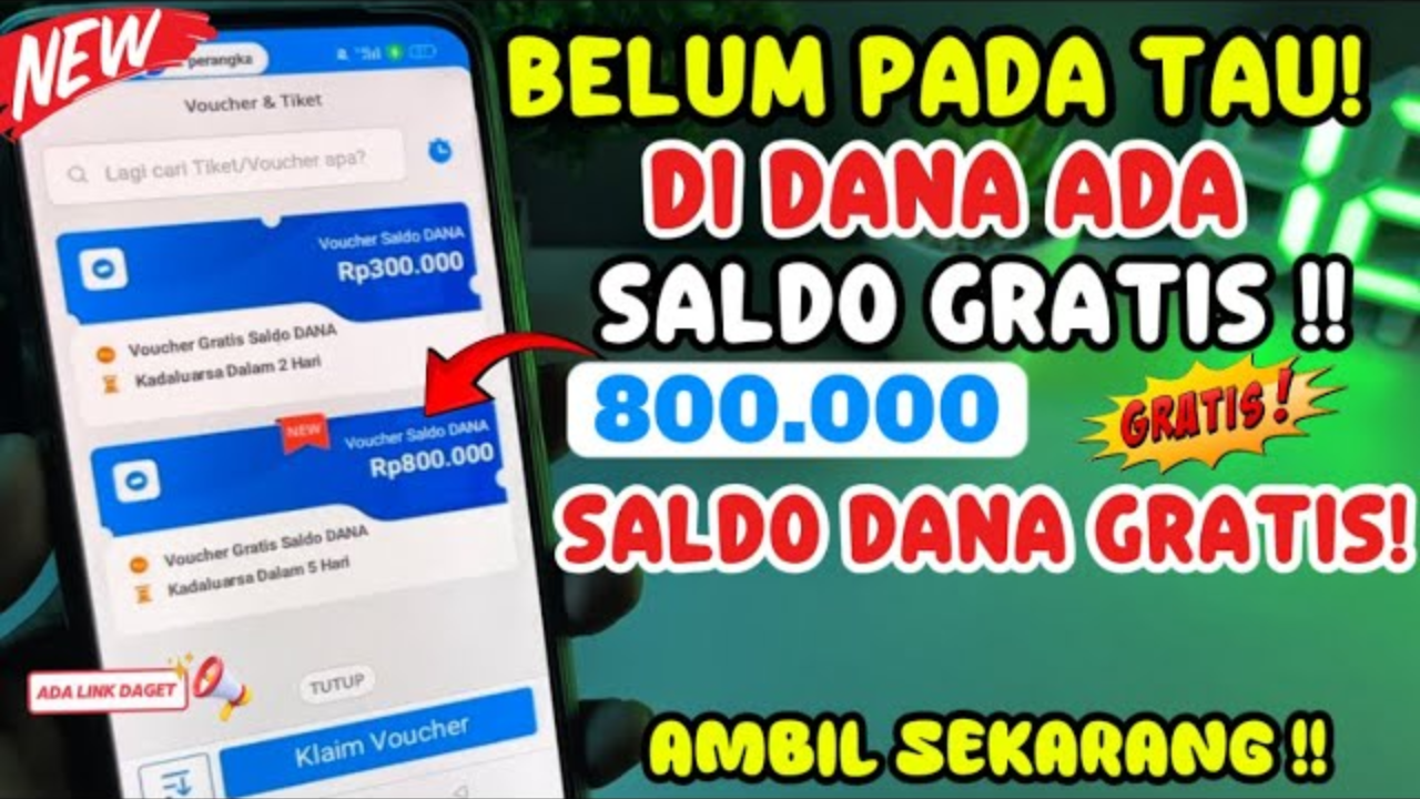 Buruan Klaim! Saldo DANA Gratis Rp800.000 dari Fitur DANA Deals Langsung Cair Khusus Malam Ini ...