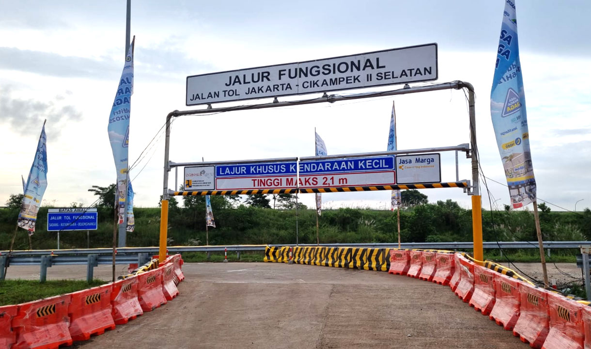 Jasa Marga Siapkan Jalur Fungsional Tol Jakarta-Cikampek II Selatan Antisipasi Arus Balik ...