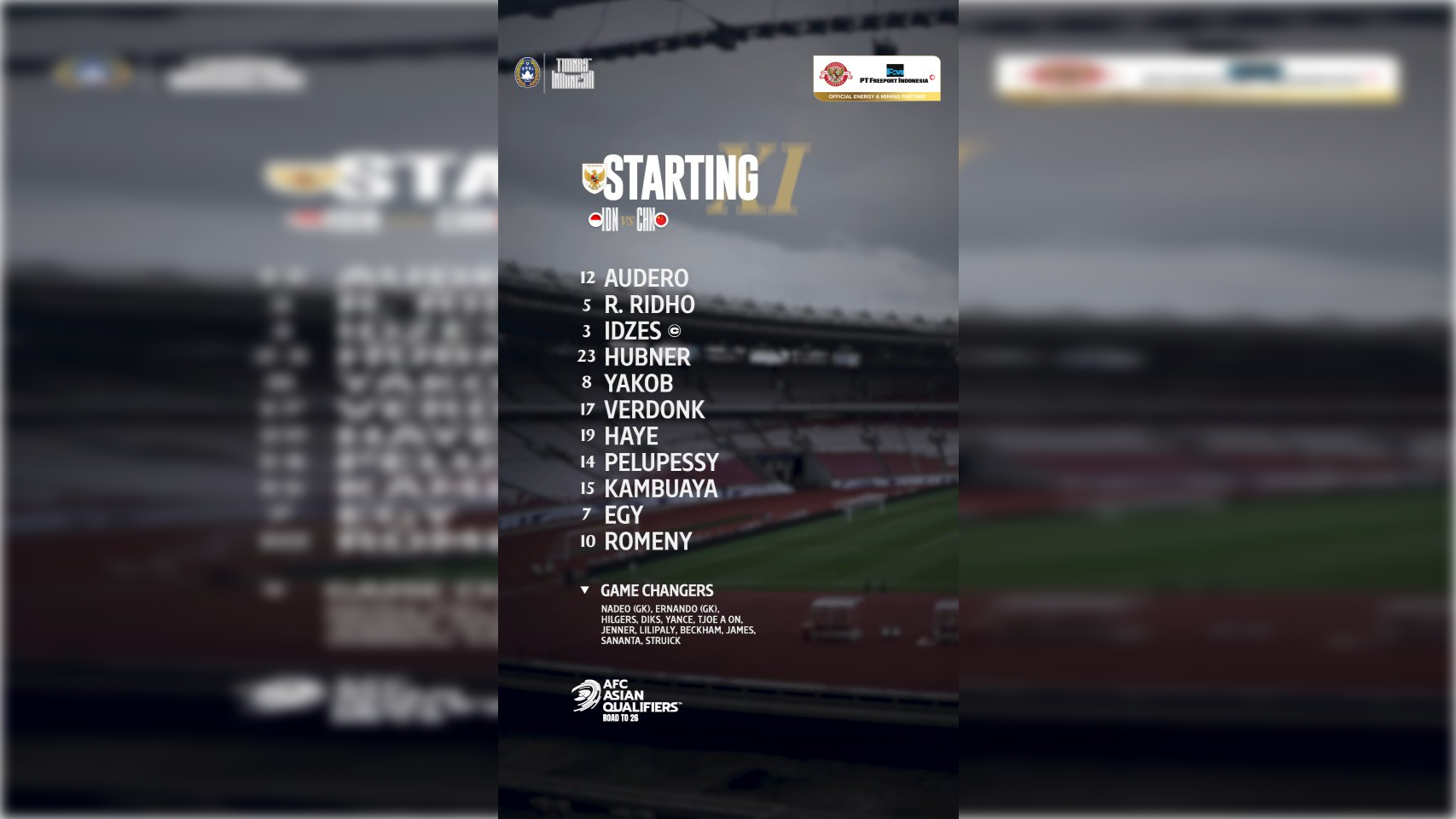 Mewah, Starting Line Up Timnas Indonesia vs China Dirilis: Egy-Ole ...