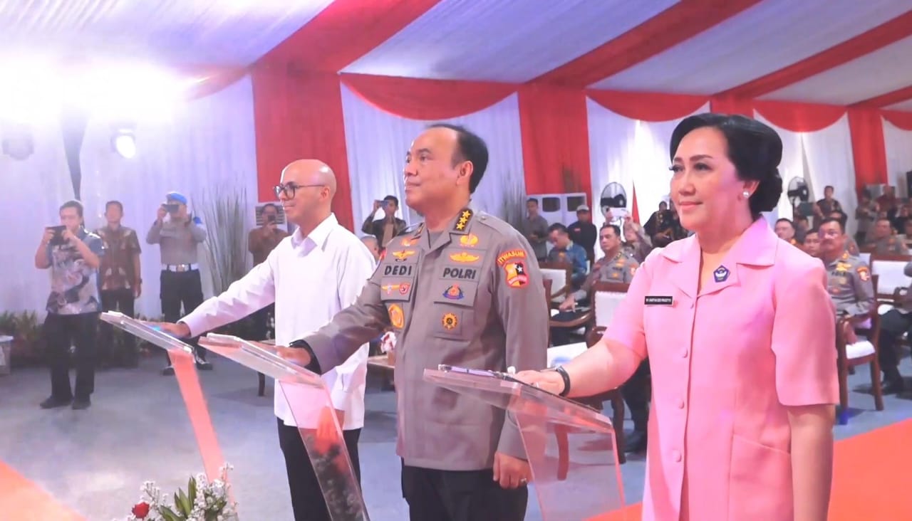 Polri Groundbreaking SMA Kemala Taruna Bhayangkara di Gunung Sindur ...