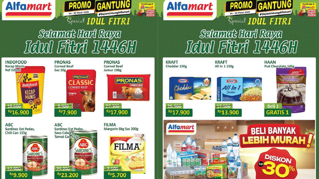 Katalog Promo JSM Alfamart Terbaru 28-30 Maret 2025 Spesial Idul Fitri, Diskon Filma Margarin ...