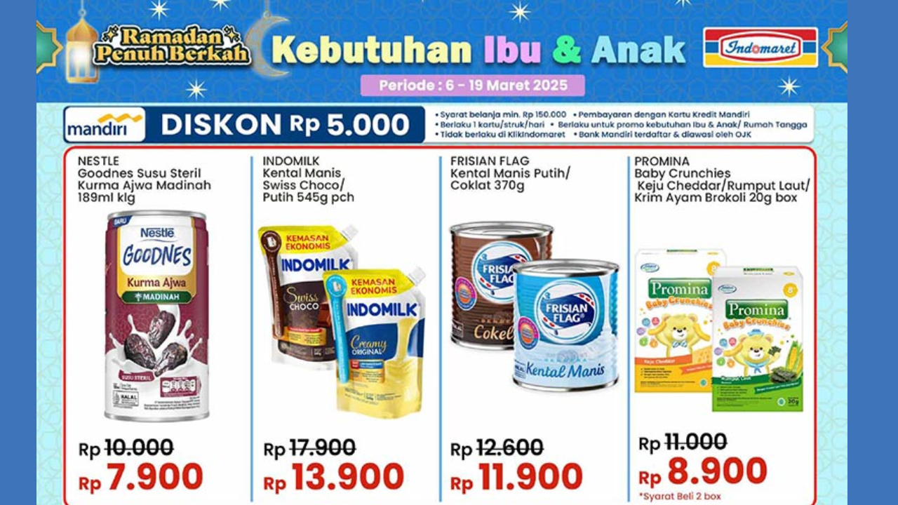 Katalog Promo JSM Indomaret Terbaru 14-16 Maret 2025, Spesial Ramadan Susu Kental Manis Mulai ...
