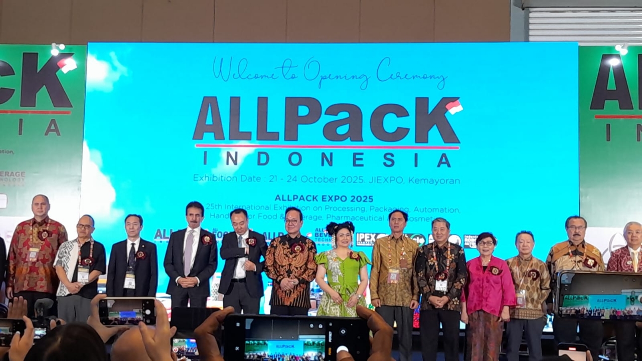 ALLPACK INDONESIA 2025 Resmi Dibuka, Pameran Industri Kemasan Terbesar Asia Tenggara Hadirkan ...