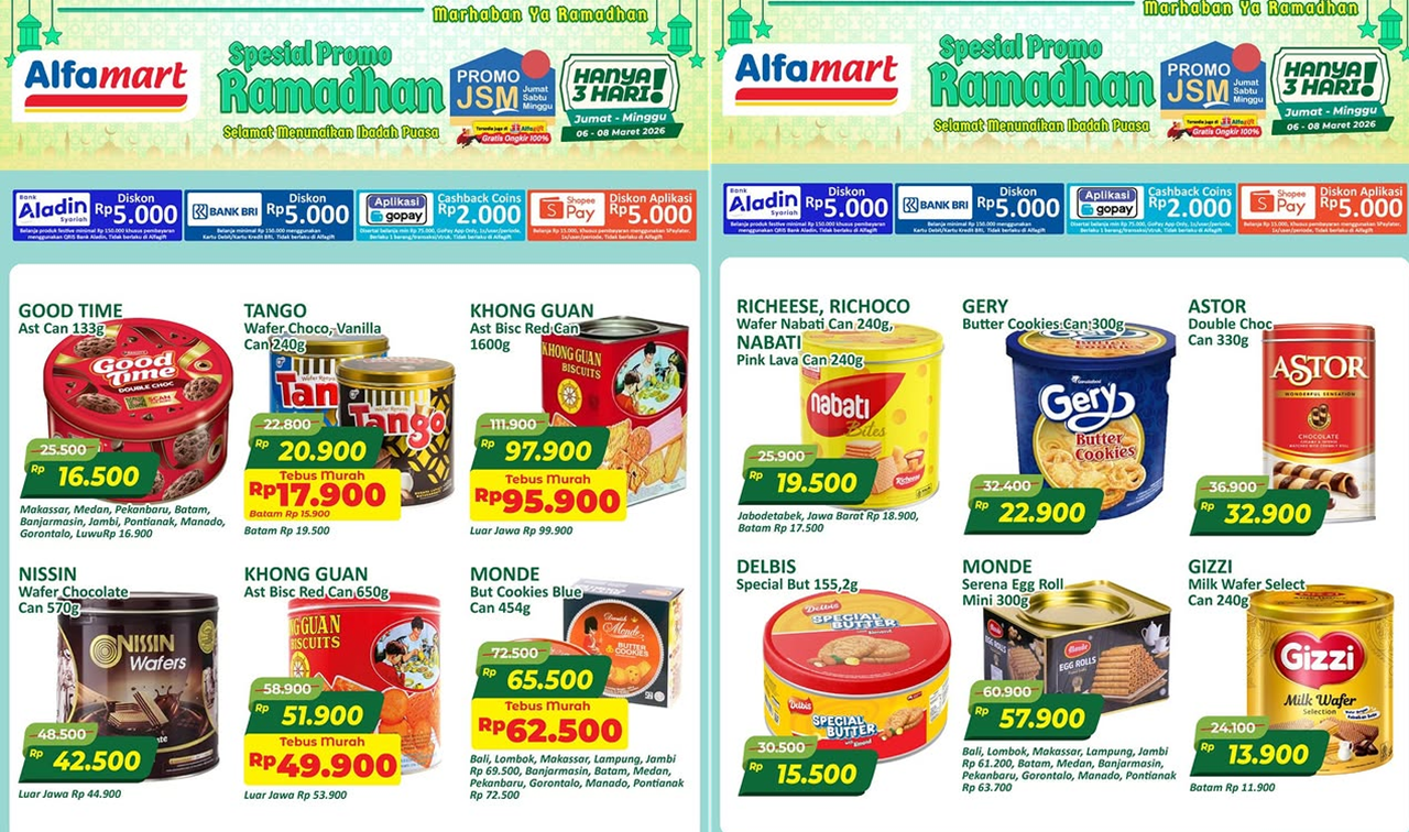 Promo Alfamart Terbaru Hari ini 14 Maret 2026 Spesial Lebaran, Diskon ...
