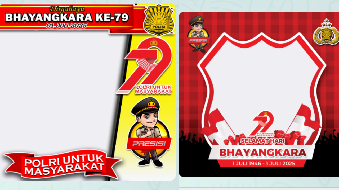 30 Twibbon HUT ke-79 Bhayangkara Polri Lengkap Ucapannya, Cocok Diunggah ke Medsos!