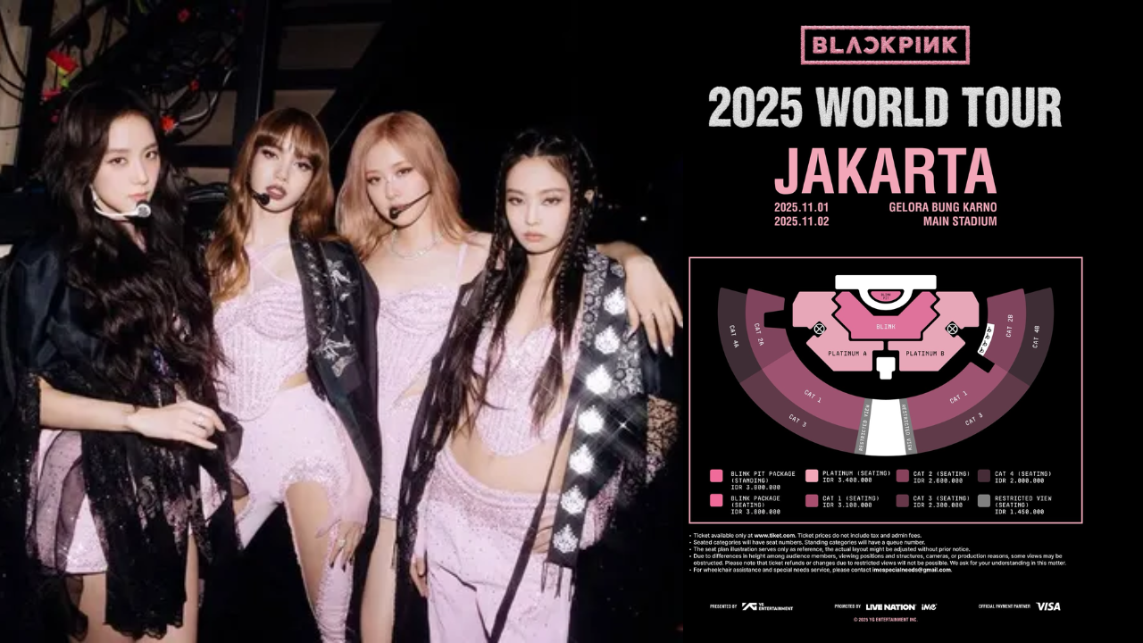 Link dan Cara Beli Tiket Konser BLACKPINK di Jakarta 2025, General Sale Dibuka Hari ini Pukul 10 ...