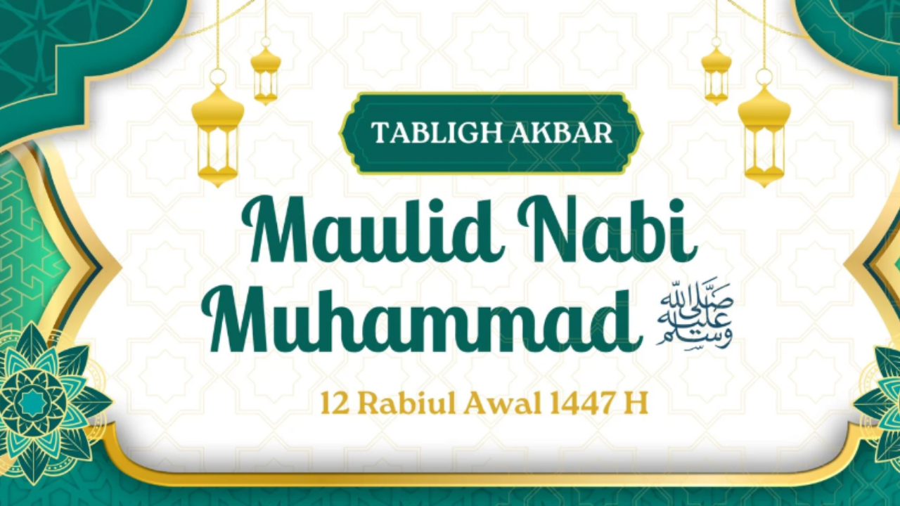 5 Contoh Undangan Maulid Nabi 2025 untuk Acara di Masjid dan Sekolah, Bisa Jadi Referensi