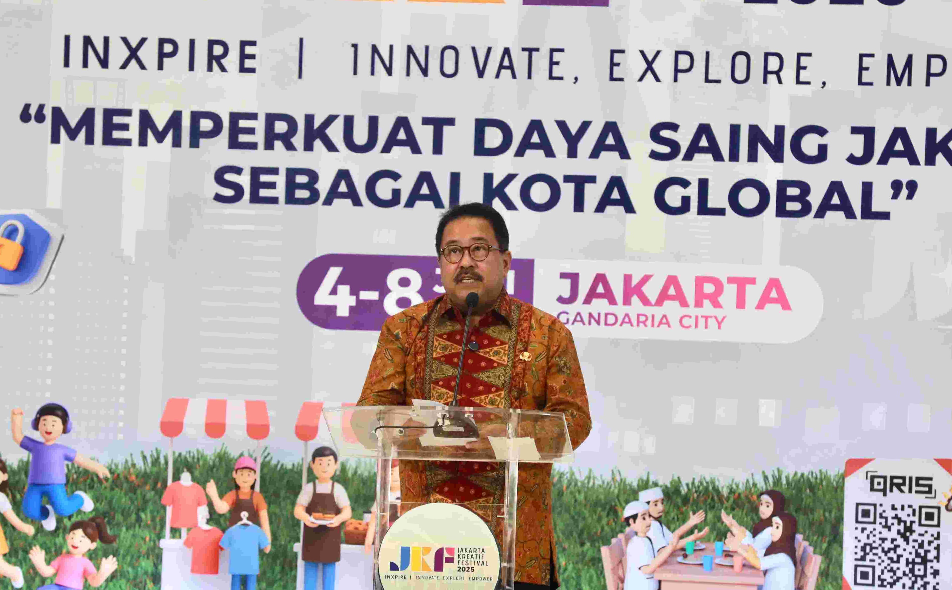 Rano Karno: JKF 2025 Ciptakan Ekosistem Ekonomi Kreatif yang Berkelanjutan