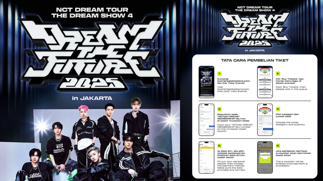 Link dan Cara Beli Tiket Konser NCT DREAM di Jakarta 2025, Dibuka Mulai Hari Ini!