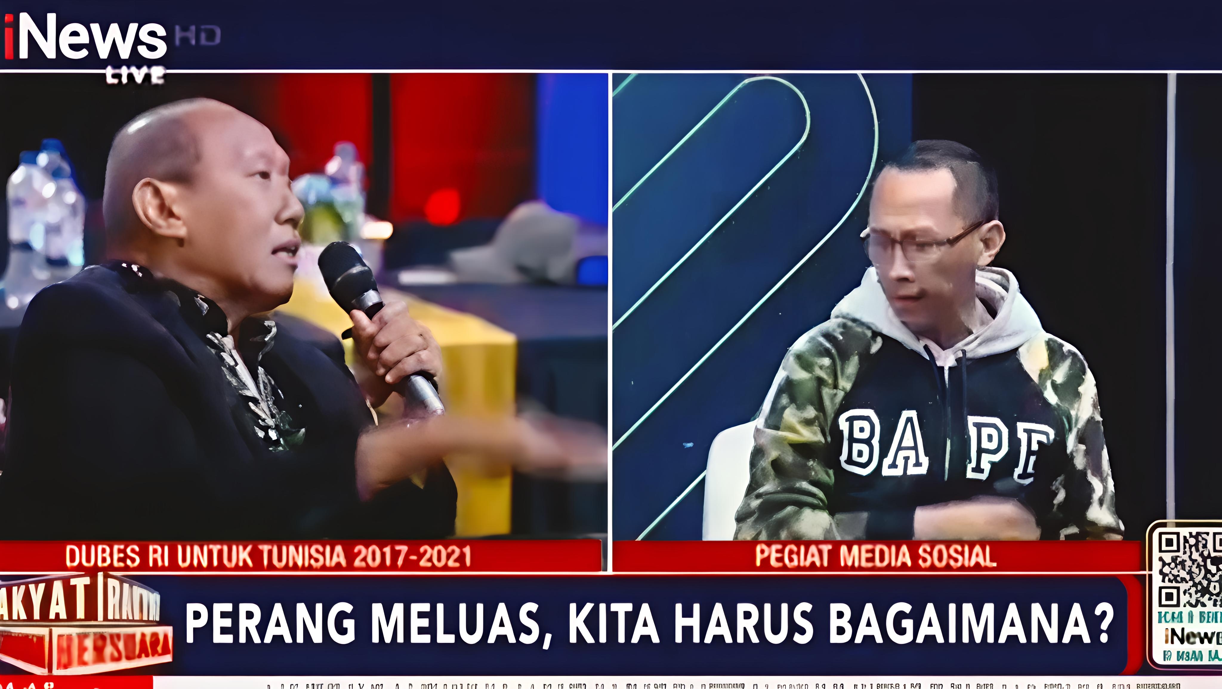Gak Ada Akhlak! Profesor pun Dihina Abu Janda saat Live Soal Israel ...
