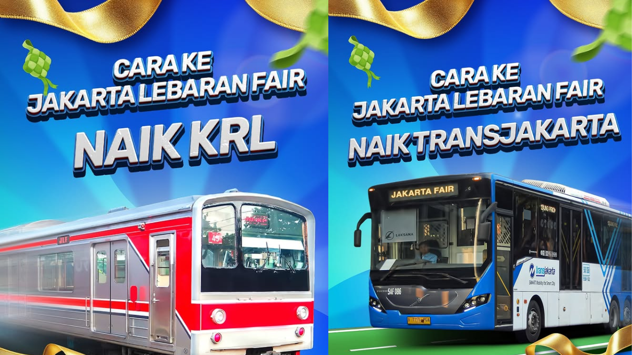 Cara dan Rute ke Jakarta Lebaran Fair 2025 di JIExpo Kemayoran Naik KRL dan Transjakarta