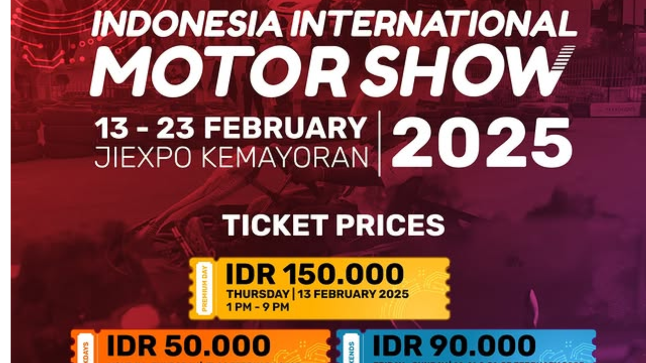 Link dan Cara Beli Tiket IIMS 2025 di JIExpo Kemayoran, Harga Mulai Rp50 Ribu